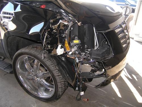 Tiger's crashed Cadillac Escalade worth a lot more unrepaired - TFLcar