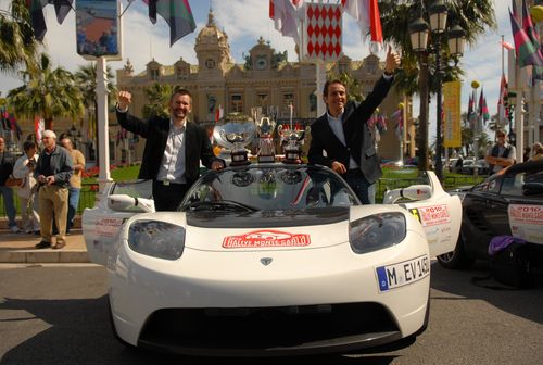Tesla Roadster tops podium at Monte Carlo Alternative Energy Rally - TFLcar