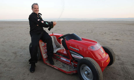 New land speed record set on British beach...in a lawn mower - TFLcar