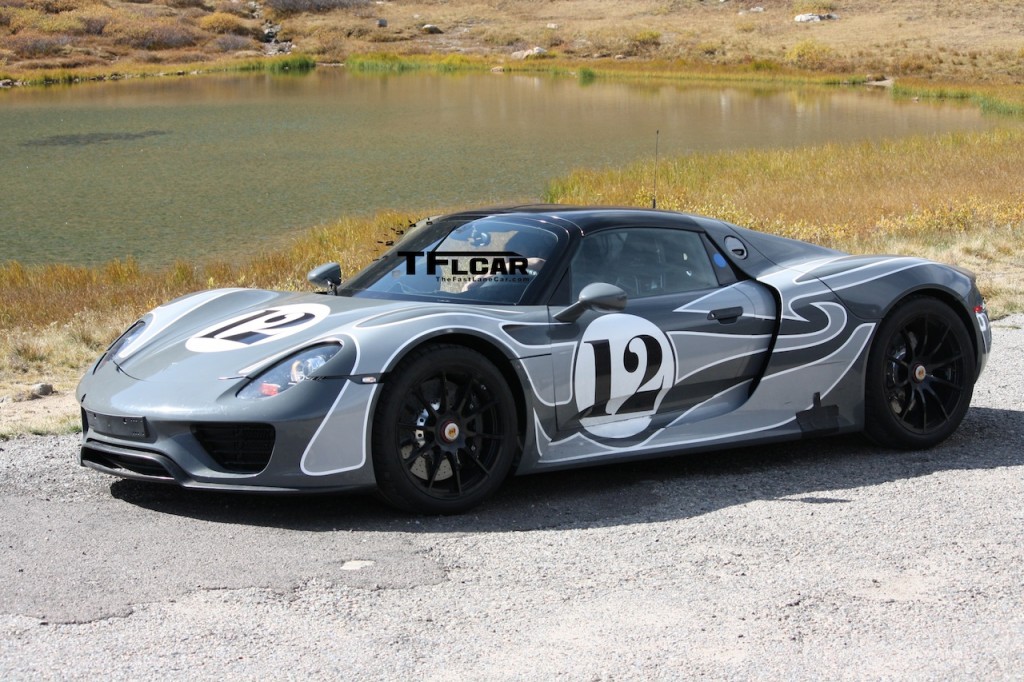 Porsche 918 caught testing in the Rocky Mountains - The Fast Lane Car