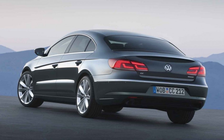 The 2013 Volkswagen CC is a sexy sedan wearing a sports coupe suit