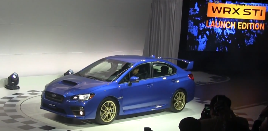 Detroit: 2015 Subaru WRX STI debuts with 305 Horsepower and a Big Wing ...