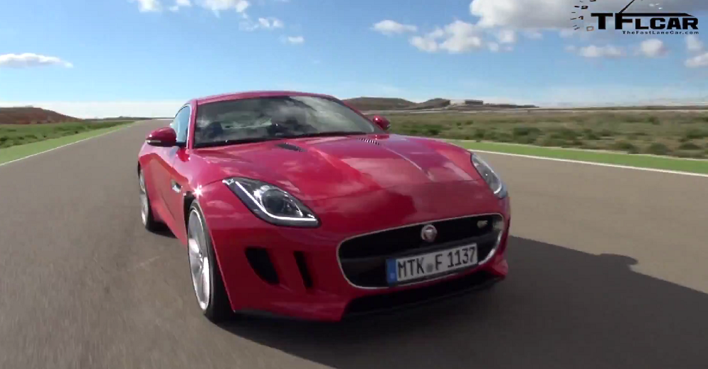 2015 Jaguar F-Type R Coupe Racetrack Review [Video] - TFLcar