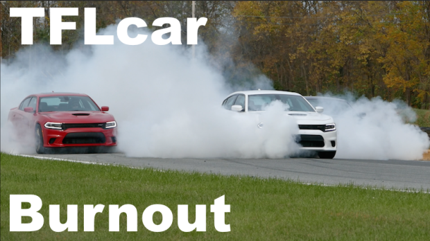 Watch 2121 Horsepower shred six new 2015 Dodge Charger Hellcat rear ...
