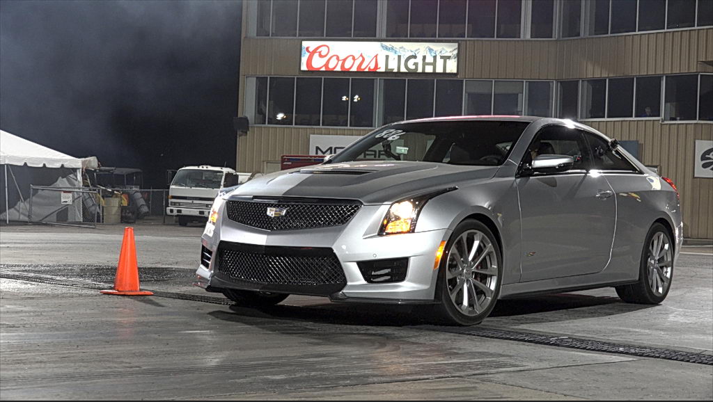 2016 Cadillac ATS-V: 1/4 Mile Drag Race [Video] - TFLcar