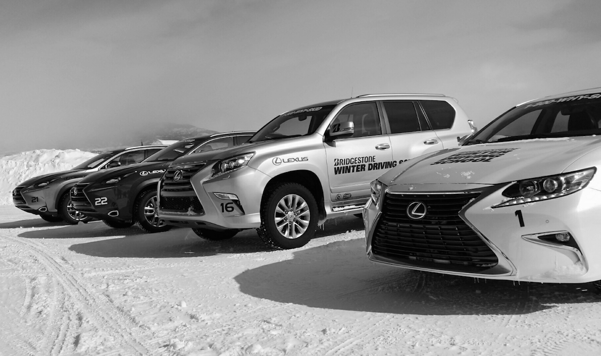 Ice Driving Tips with Lexus and the Bridgestone Winter Driving School ...