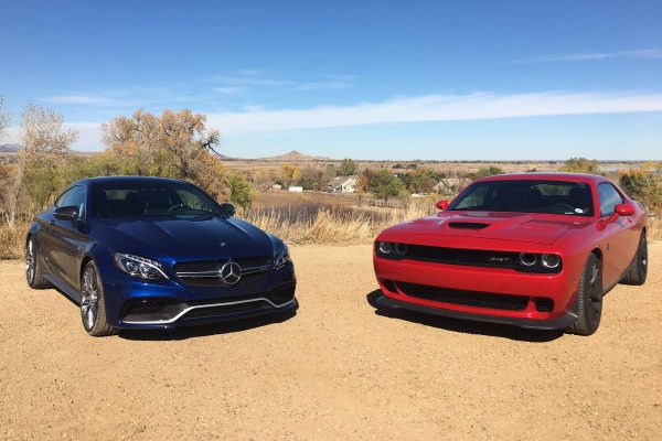 2017 Mercedes-AMG C63 S vs Dodge Challenger Hellcat Mashup Review ...