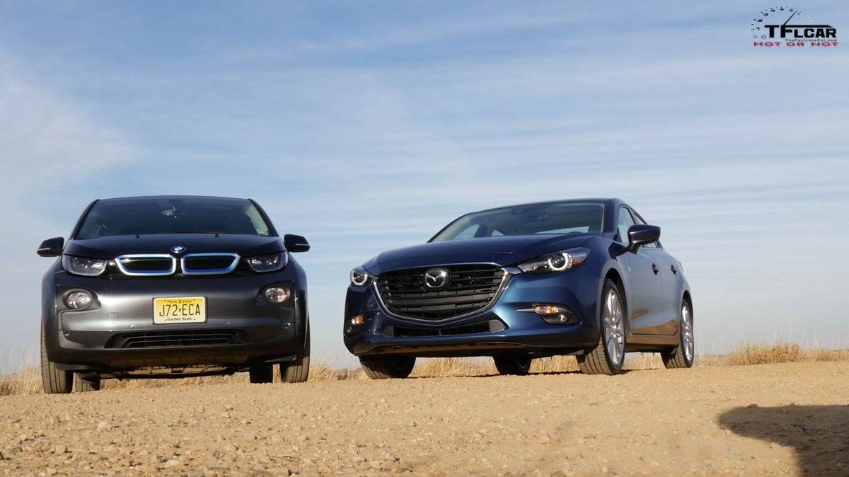 Hot or Not: 2017 Mazda3 vs. 2017 BMW i3 [Video] - TFLcar