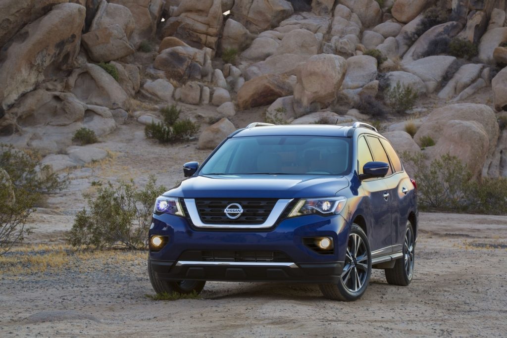 The 2017 Nissan Pathfinder is available in four different trim levels ...