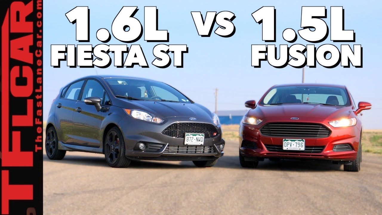 Is a Ford Fusion Faster than a Fiesta ST? We find out on Is It Faster ...