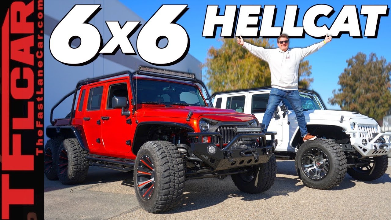 Can't Wait for the Gladiator? This 6x6 Hellcat Wrangler Pickup May Be ...