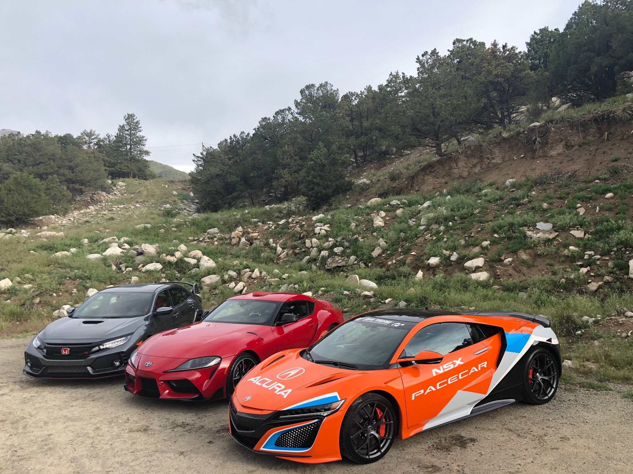 The Best of Japan? Toyota Supra vs. Honda Civic Type R vs. Acura NSX ...