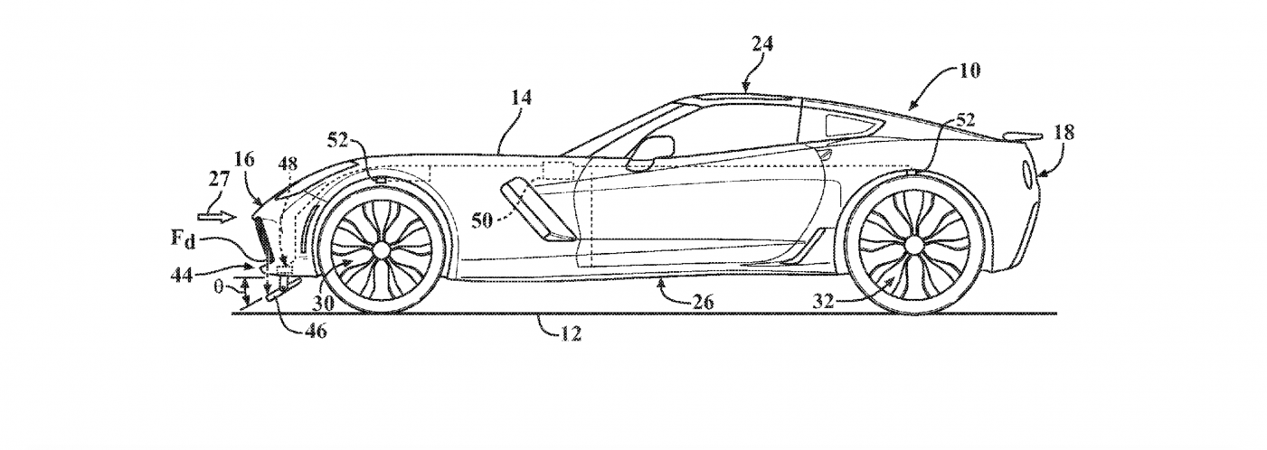 Newly Uncovered C8 Chevy Corvette Patent Shows Off Active Aerodynamics ...