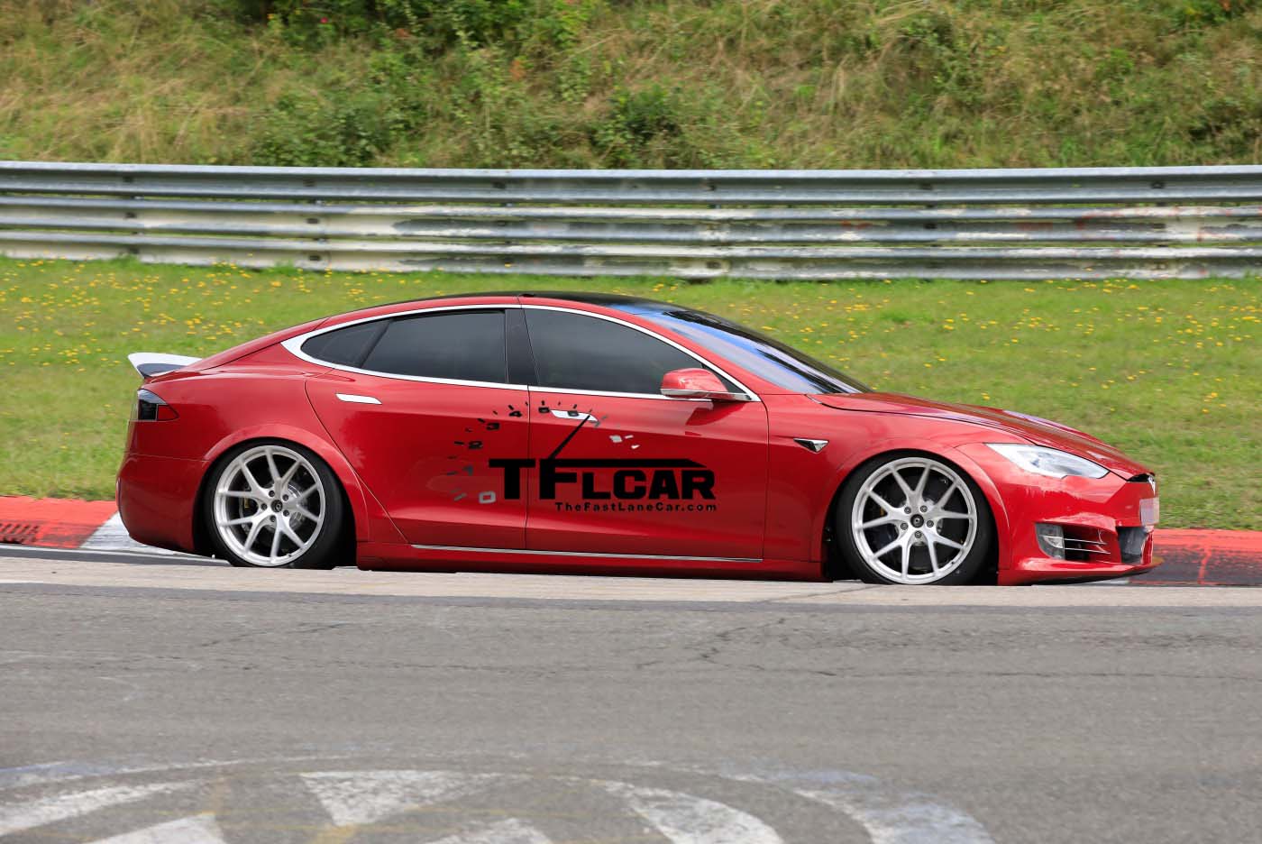 Spied! This Tesla Model S Prototype Is Packing New "Plaid" Triple-Motor ...