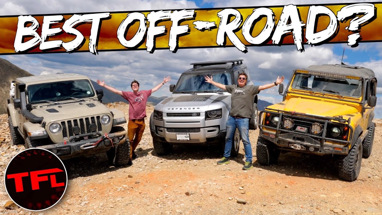 Does The New 2020 Land Rover Defender DOMINATE Off-Road? Jeep Gladiator ...