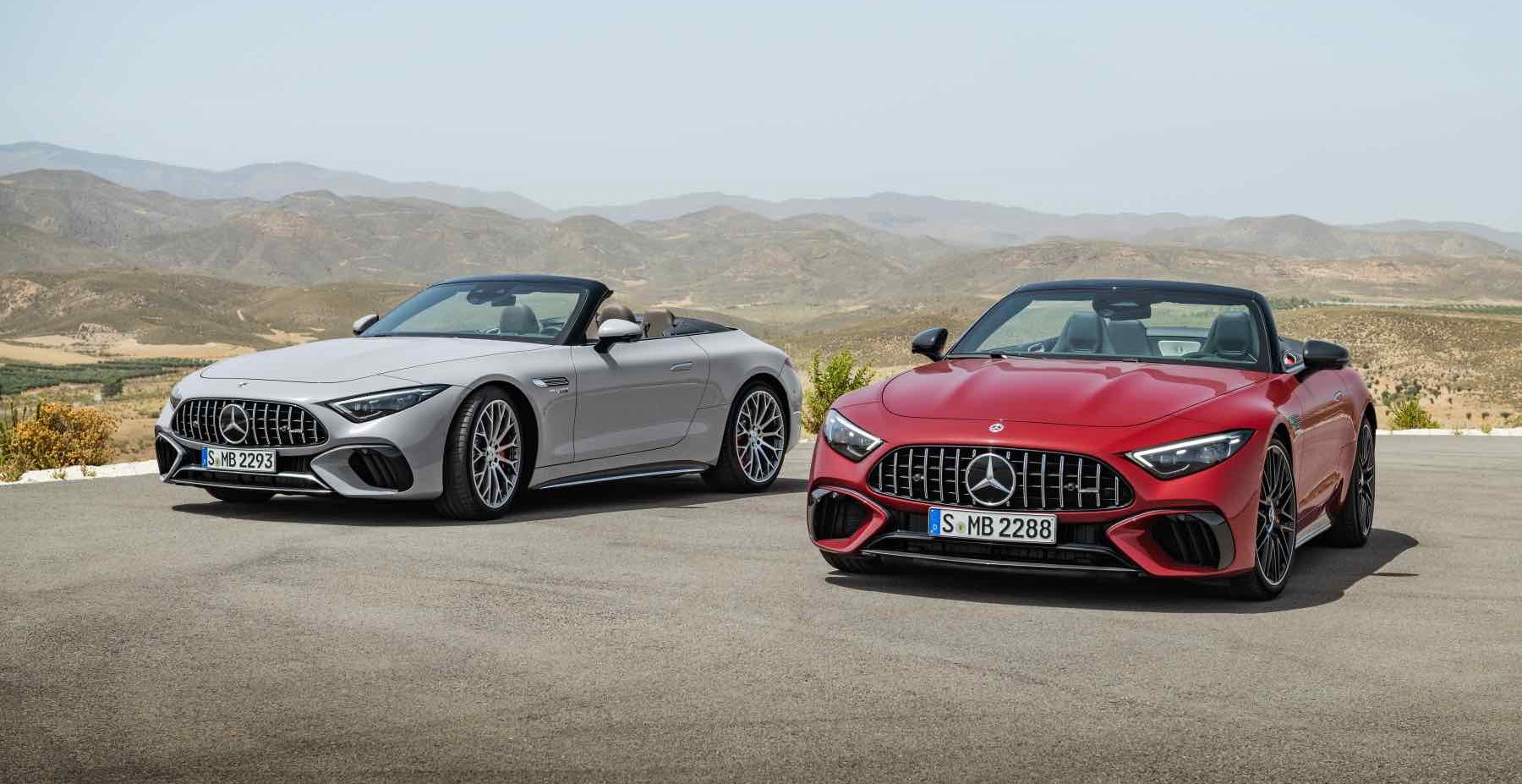 Mercedes-AMG Kicks Off The Reimagined SL Roadster With V8-Powered 55 ...