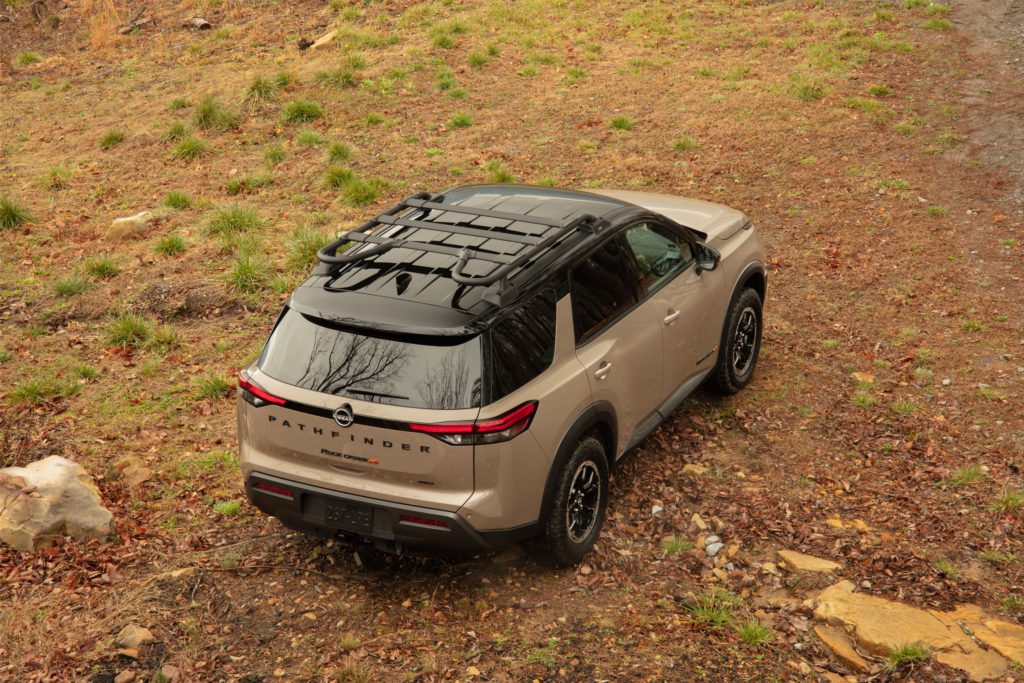 The 2023 Nissan Pathfinder Rock Creek Adds a Lifted Suspension ...