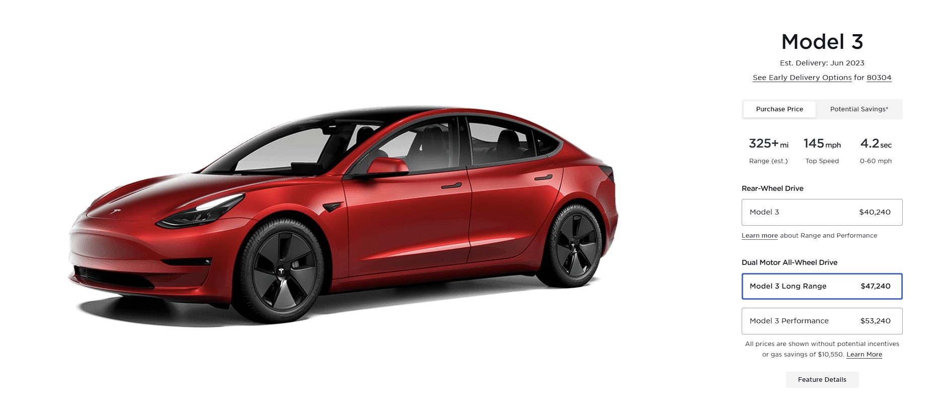 The Tesla Model 3 Long Range Is Available Once Again, After a Long ...