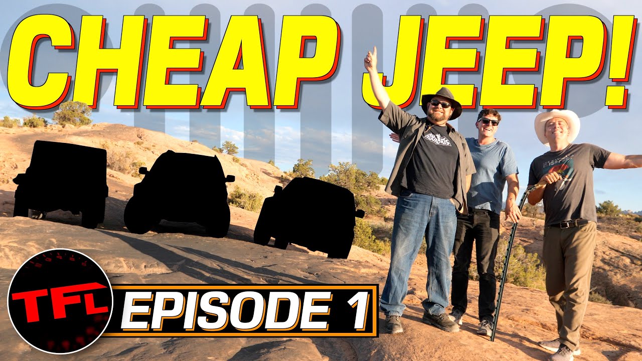 We Bought Three SUPER Cheap Jeeps and You'll Think We're Crazy to Take THESE to Moab! - TFLcar