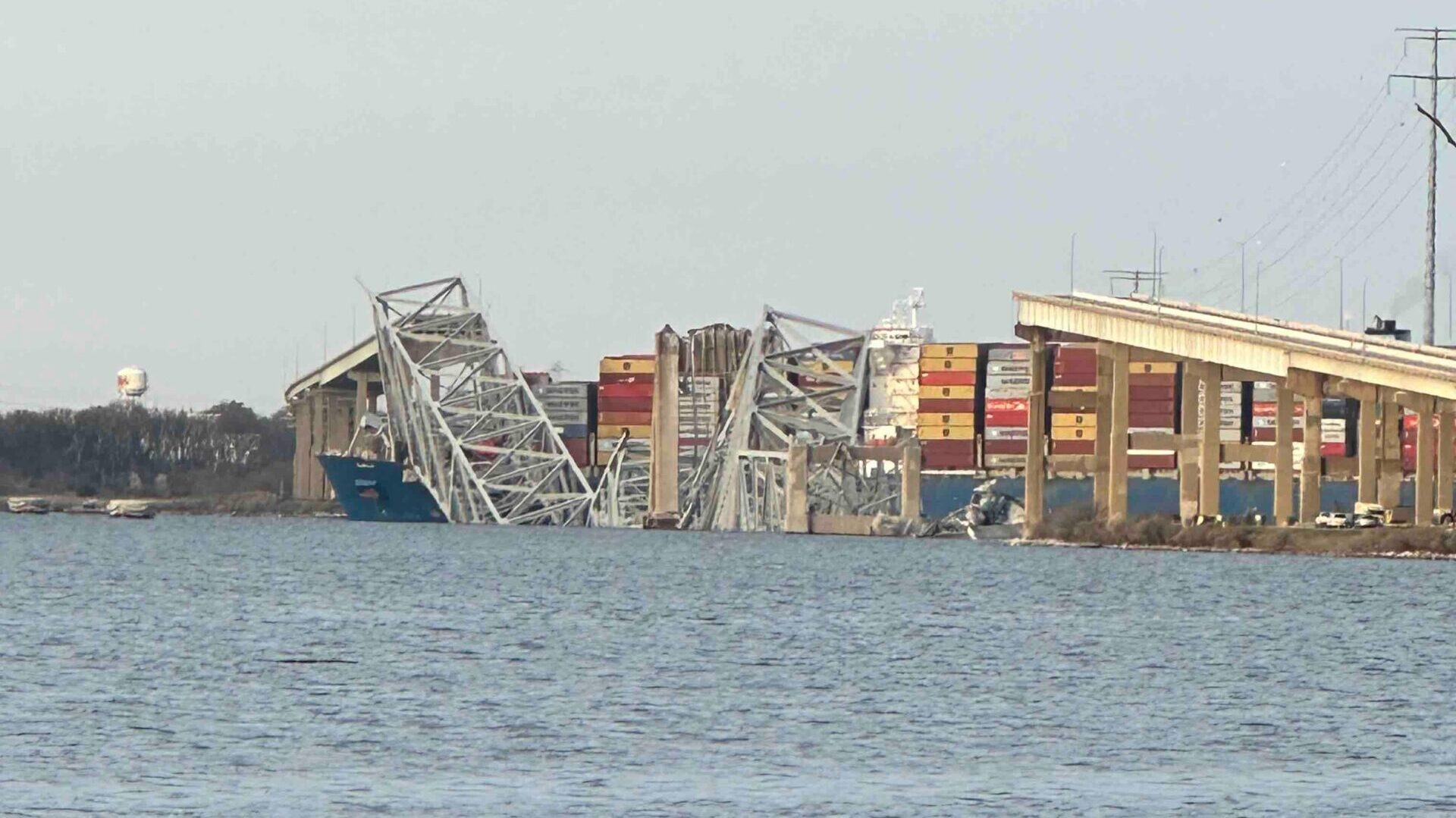 Baltimore's I-695 Francis Scott Key Bridge Collapses After Cargo Ship ...